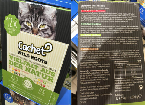 Katzenfutter im Haustiger-Test: Cachet Wild Roots (Aldi Süd ...
